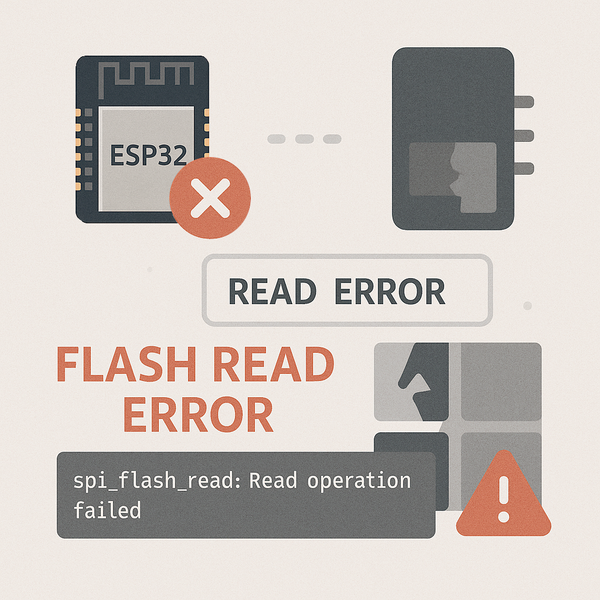 ESP32 Flash Read Error