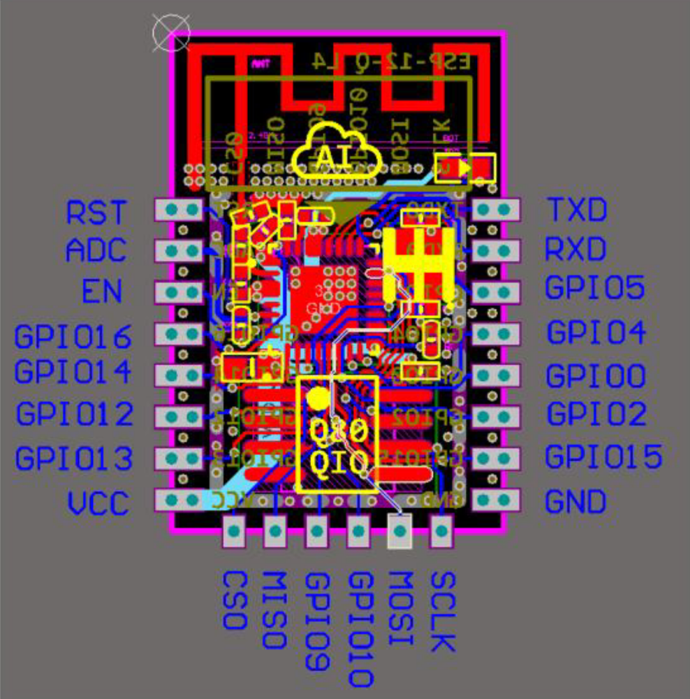 XinaBox CW01 Development Board, Details, Pinout, Specs