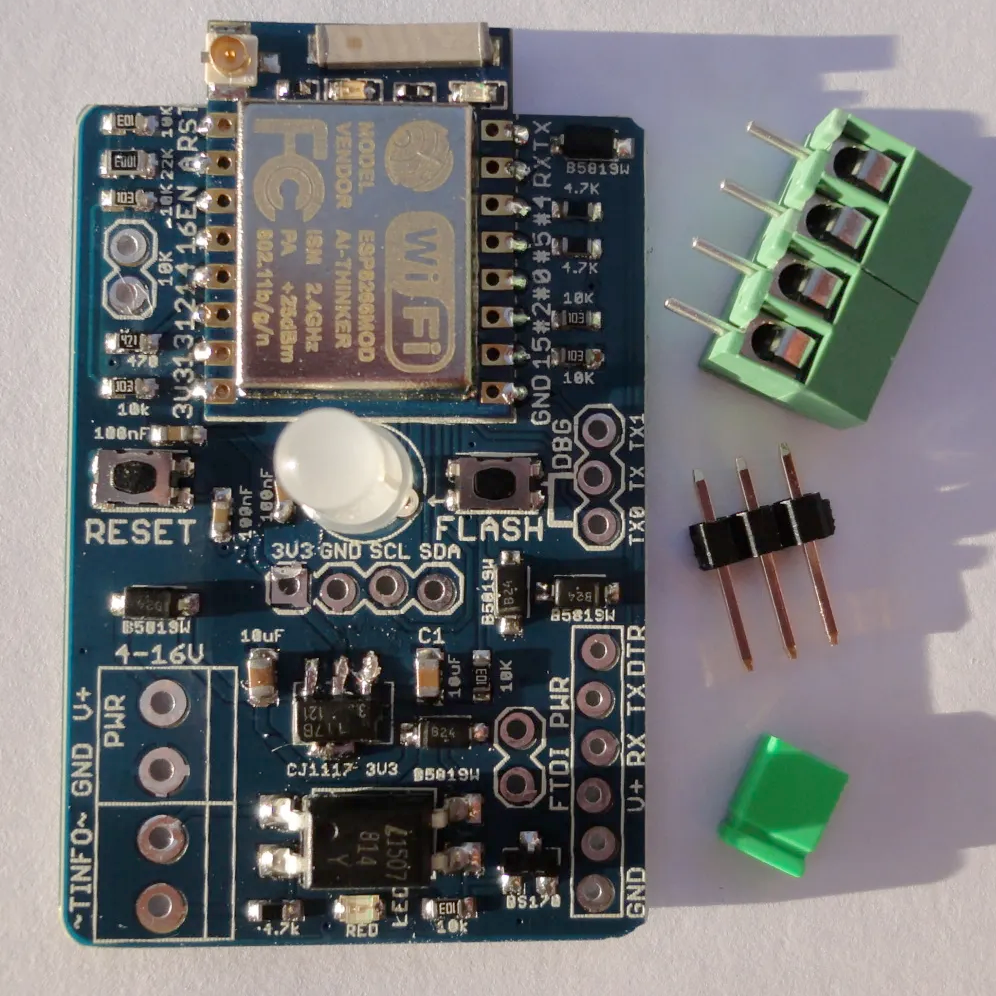 SweetPea ESP-210 Development Board, Details, Pinout, Specs