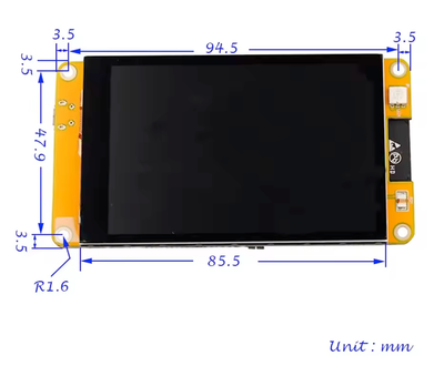 CYD ESP32-3248S035 Development Board Details, Pinout, Specs