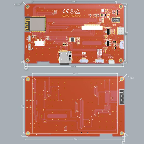 CYD ESP32-8048S043 Development Board Details, Pinout, Specs