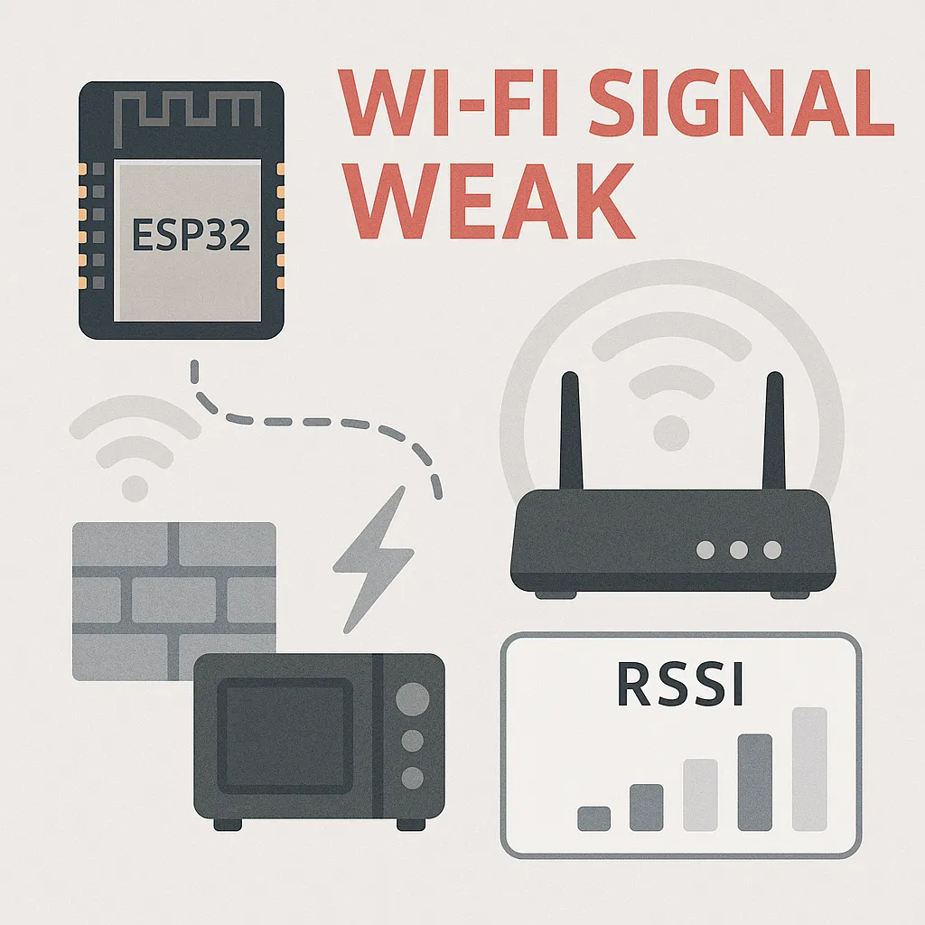 ESP32 Wi-Fi Signal Weak