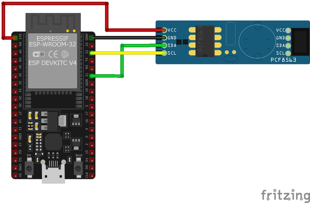 ESP32 PCF8563 Real-Time Clock (RTC) Pinout, Wiring, ESP32 and more